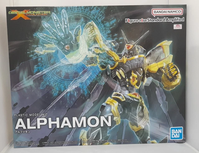 BANDAI FIGURE-RISE STANDARD Amplified Digimon ALPHAMON Model Kit $154. ...