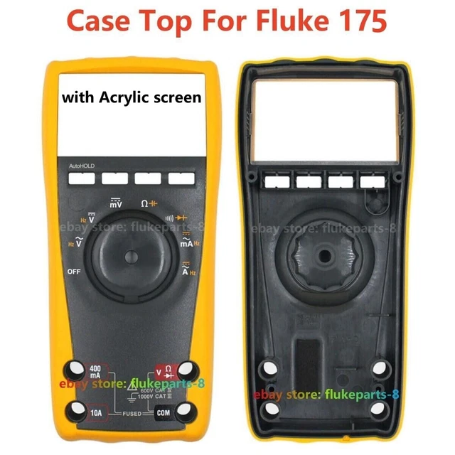 FOR FLUKE 175 True-RMS Digital Multimeter Front Top Case Cover ...