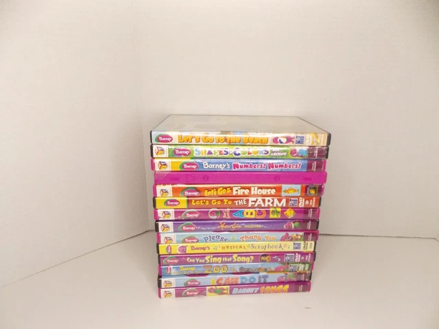 BARNEY AND FRIENDS dvd lot 14 with cases $56.78 - PicClick CA