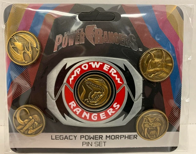 SABAN'S POWER RANGER Legacy Power Morpher 6 Pin Set Factory Sealed U.s ...
