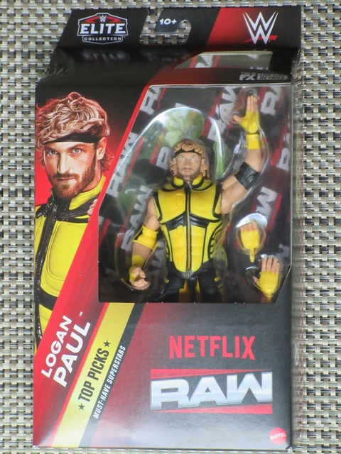 WWE LOGAN PAUL action figure Elite Collection Netflix Top Picks MIB $35 ...