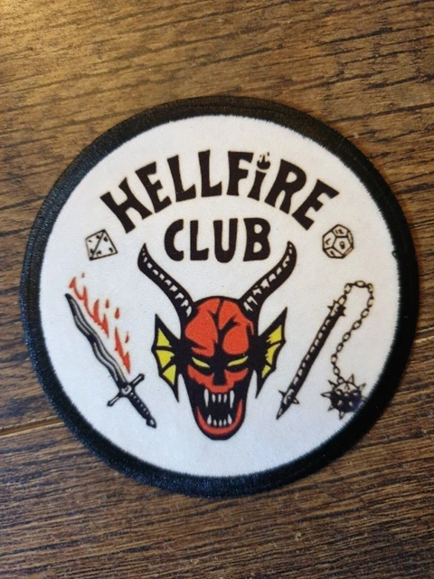 HELLFIRE CLUB rock band music metal stranger things EDDIE Sew IRON on ...