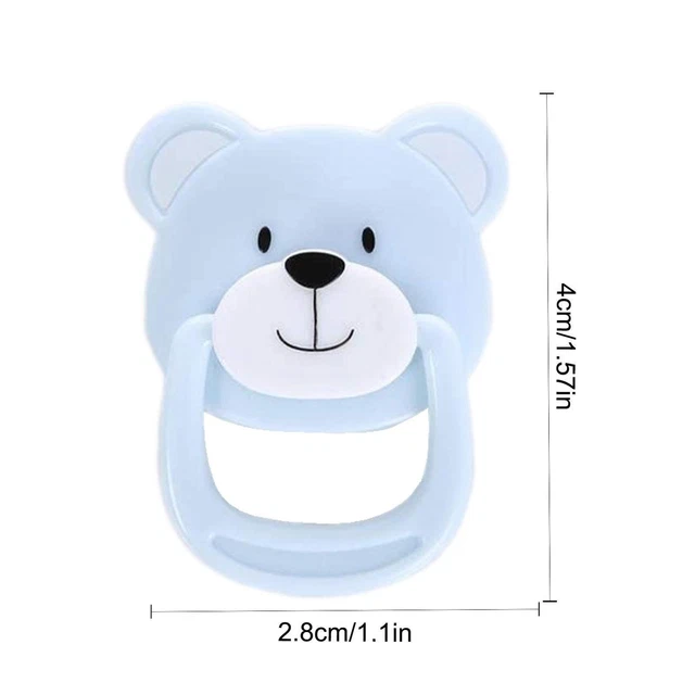 MAGNETIC PACIFIER DUMMY Soother For Reborn Baby Doll Cute Bear Design ...