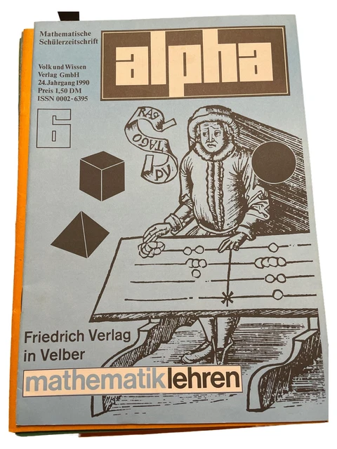 VOLK UND WISSEN alpha Mathe Schülerzeitschrift Jahrgang 1990 EUR 7,95 ...