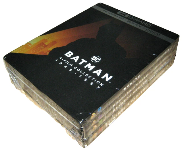 BATMAN - 4 Film Collection - Box Set - New Sealed 4K Ultra HD Blu-Ray ...