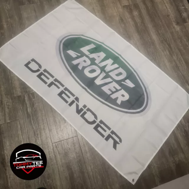 LAND ROVER DEFENDER Workshop Flag / Banner Ideal gift £15.39 - PicClick UK