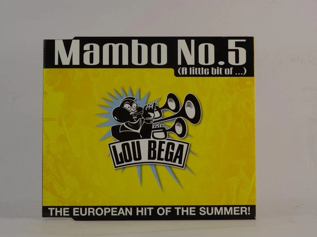 LOU BEGA MAMBO NO. 5 (A LITTLE BIT OF..) (H15) 3 pistes CD pochette ...