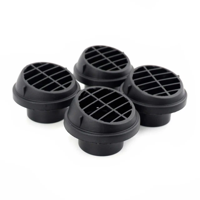 4X 42MM MINI Air Vent Ducting Piece Duct Pipe Outlet Rotatable Diesel ...