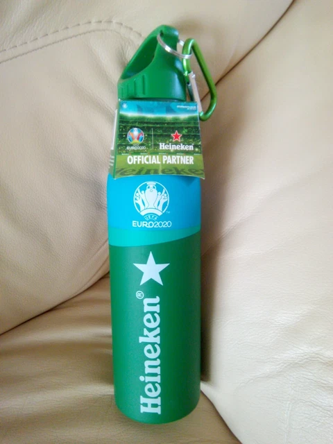 BRAND NEW EXCLUSIVE HEINEKEN UEFA EURO 2020 ALUMINIUM WATER BOTTLE ...