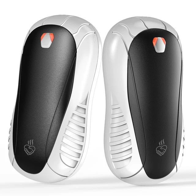 SCALDAMANI ELETTRICI CONFEZIONE da 2 scaldamani portatili 6000 mAh USB ...