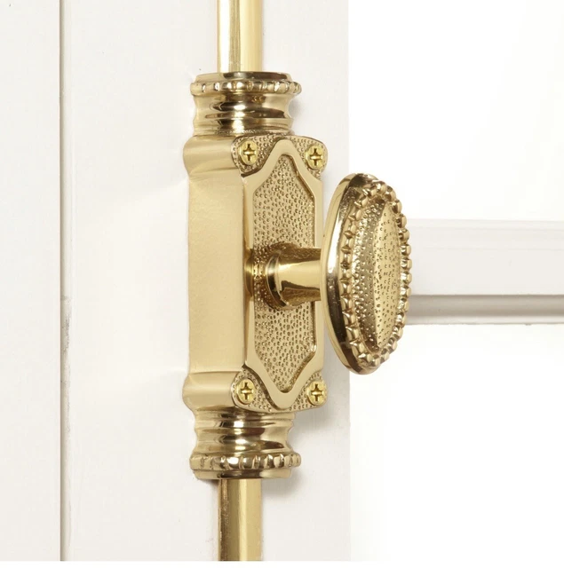 WINDOW CREMONE BOLT 6’ Brass - Signature Hardware 00968914 - Chrome ...