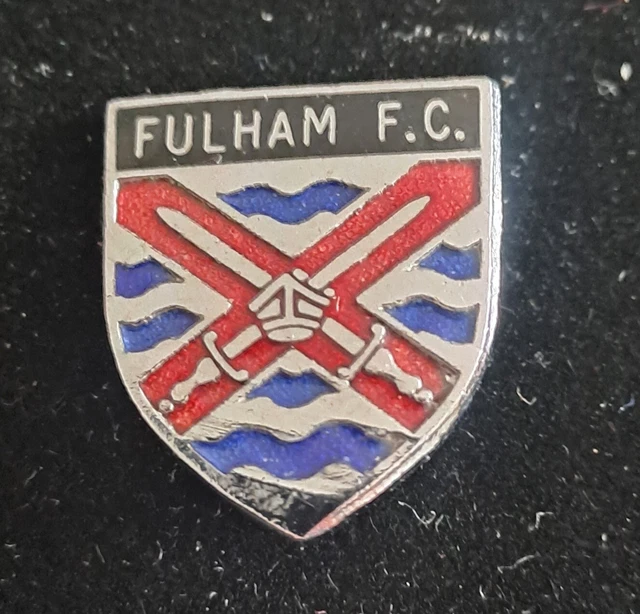 RARE VINTAGE FULHAM FOOTBALL CLUB 1970s PIN BADGE RARE FIND L@@K! £12. ...