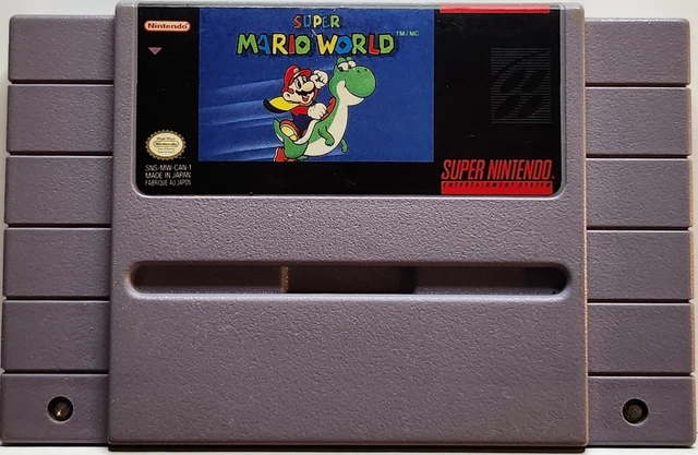 SUPER MARIO WORLD (Super Nintendo Entertainment System, 1991) SNES FREE ...