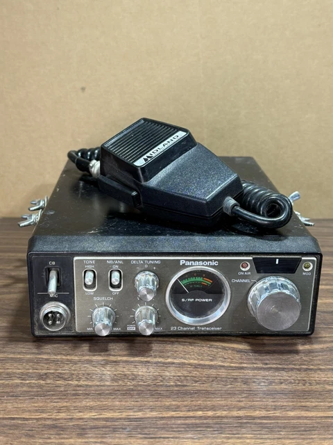 VINTAGE PANASONIC 23 Channel CB Radio Model RJ-3200 Used $28.00 ...