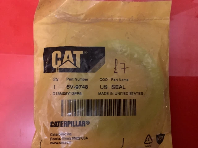 NEW GENUINE CAT Caterpillar Seal 6V-9748 6V9748 £7.00 - PicClick UK