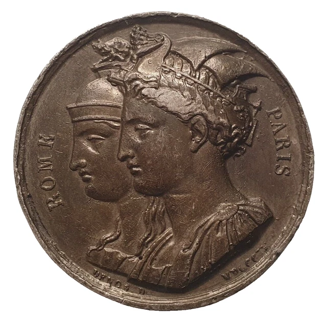 FRANCE MEDAL 1808 Napoleon / Rome Paris, By Andrieu / Denon, 40mm £45. ...