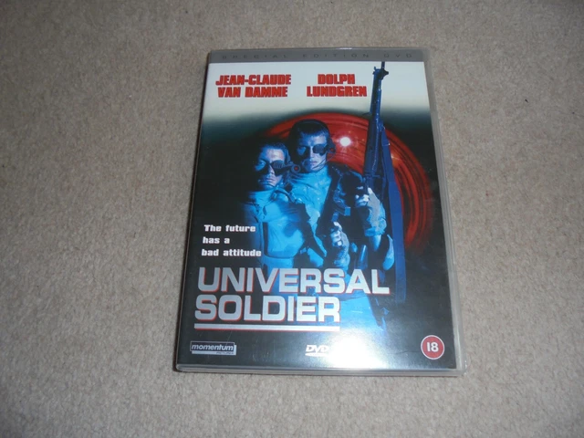 UNIVERSAL SOLDIER DVD (2001) Jean-Claude Van Damme, Emmerich (DIR) cert ...