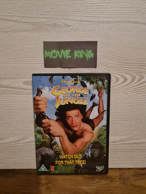 GEORGE OF THE Jungle (DVD, 1997) Brendan Fraser {Walt Disney Comedy ...