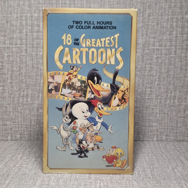 18 OF THE Greatest Cartoons VHS 1990 Starmaker Video Tape Vintage ...