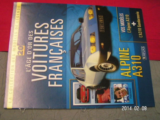 * FASCICULE AGE d'Or Voitures Françaises Alpine A310 Ragnotti EUR 3,20 ...