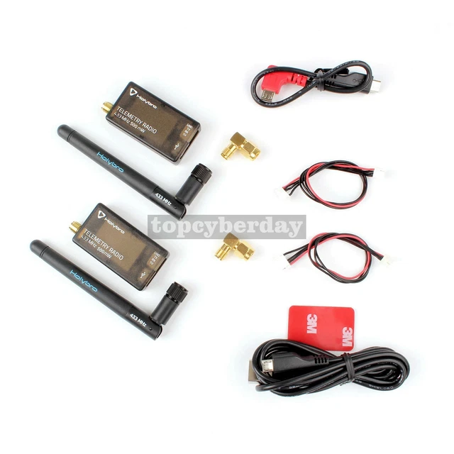 TRANSCEIVER TELEMETRY RADIO Kit V3 500mW 433Mhz Module for RC drone ...