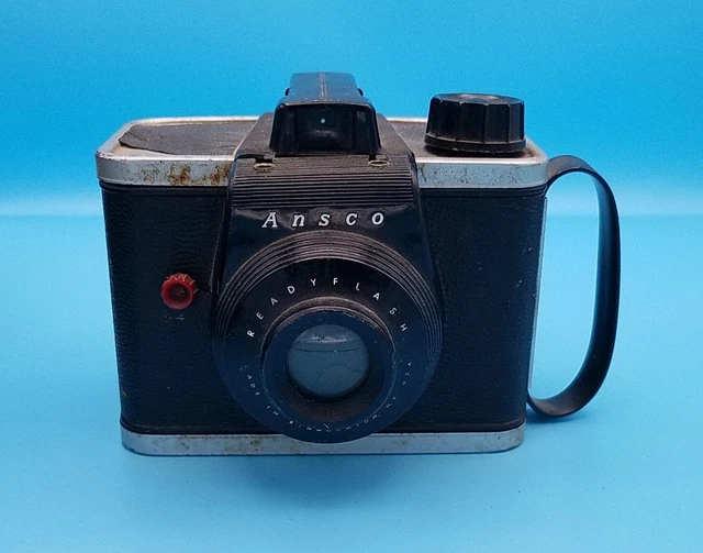 VINTAGE CIRCA 1950'S-60'S Ansco Ready Flash Box Camera (Untested) £17. ...
