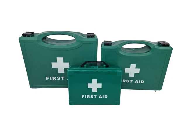 FIRST AID KITS HSE Medical Green First Aid Box Emergency Medical Box ...