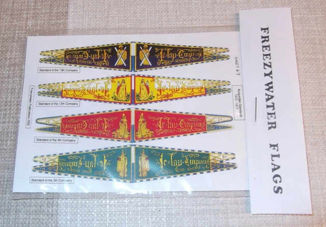 SWISS BURGUNDIAN WARS Burgundian Standards 2 Freezywater Flagsheet £3. ...