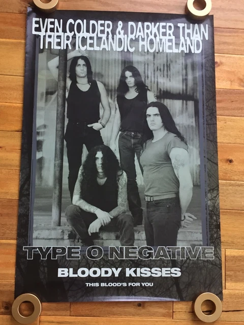 TYPE O NEGATIVE Bloody Kisses Poster Peter Steele EUR 138,05 - PicClick FR TYPE O NEGATIVE Bloody Kisses Poster Peter Steele EUR 138,05 - PicClick FR