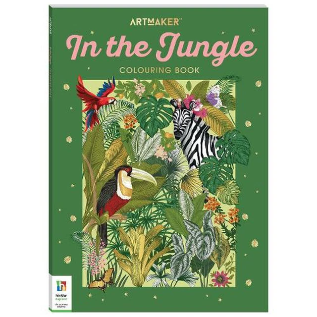 ART MAKER COLOURING In the Jungle by Hinkler Pty Ltd Paperback Book EUR ...