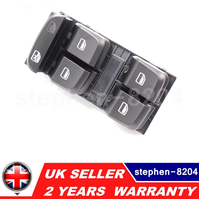 MASTER WINDOW CONTROL Switch Driver Side For Audi A4 B8 A5 Q5 8R ...