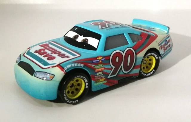 DISNEY PIXAR CARS 3 Ponchy Wipeout N°90 Bumper Save 1/55 Diecast Loose ...