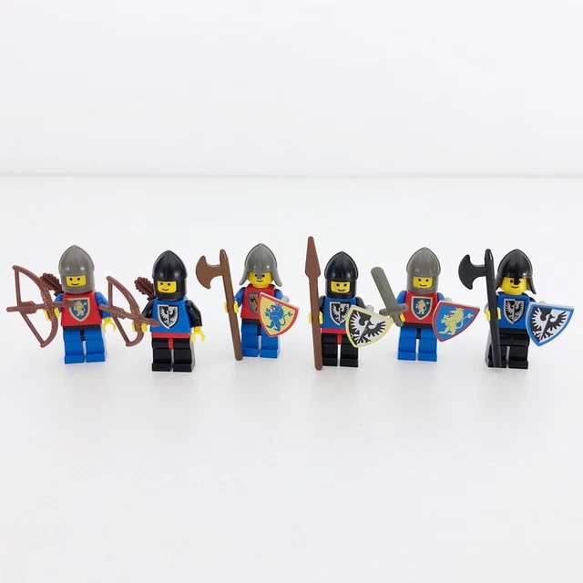 LEGO 6102 CASTLE Minifigures Complete Figure Minifigure Cavaliere ...