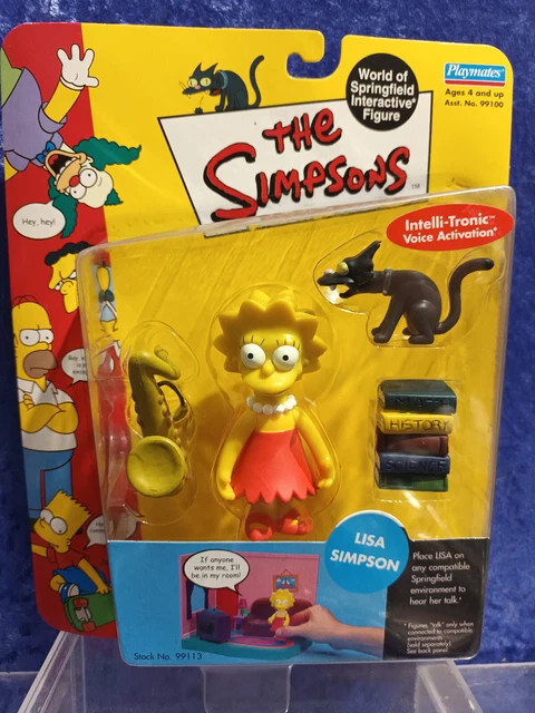 PLAYMATES 2000 THE Simpsons Figure Series 1 MOC lisa Simpson $60.00 ...