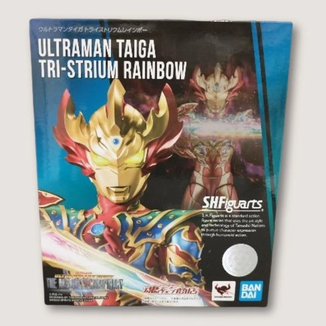 SH FIGUARTS ULTRAMAN Taiga Tri-Strium Rainbow Action Figure Bandai 15 ...