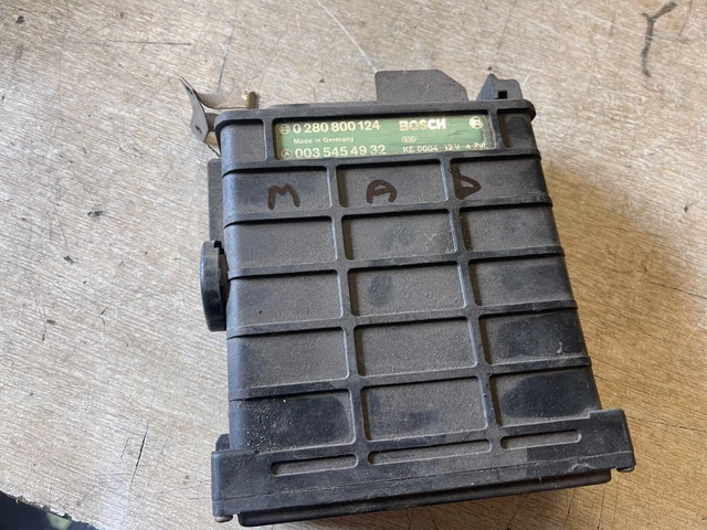 MERCEDES-BENZ W201 W124 ENGINE COMPUTER CONTROL UNIT 4 Zyl ECU ...