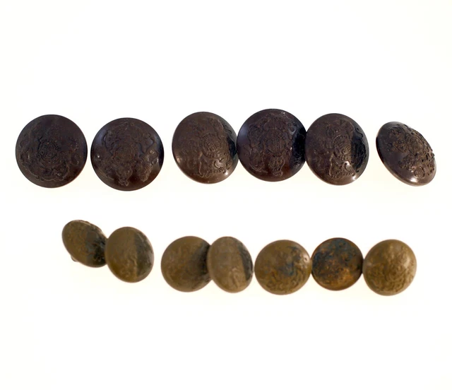 BRITISH ARMY GENERAL Army Service Corps bakelite/brass buttons from WW2 ...