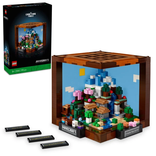 LEGO MINECRAFT: THE Crafting Table (21265) 🚚Same Day Dispatch📦 £99.50 ...