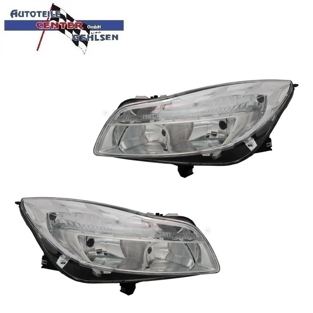 SCHEINWERFER LINKS + Rechts H7/H1 Mit Stellmotor Für Opel Insignia EUR ...