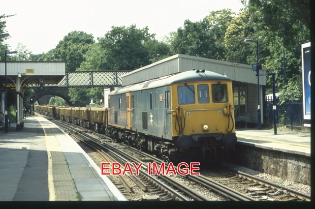 ORIGINAL 35MM SLIDE CLASS 73 LOCO NO 73208 KIRSTEN & 73206 AT BARNHURST ...