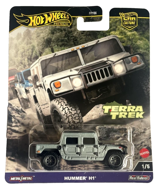 HOT WHEELS HUMMER H1 Civil Humvee 1/5 Terra Trek 2024 1:64 Modellauto ...