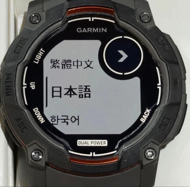 GARMIN INSTINCT 3 Dual Power 50mm GPS Smartwatch Used Durable, Outdoor ...