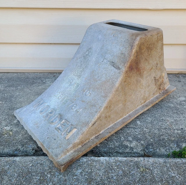 VINTAGE 1960'S WORDEN Single Car Vehicle Aluminum Wheel Chock - Patent ...