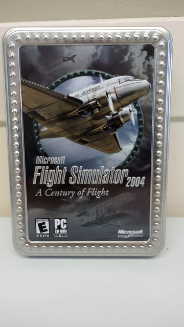MICROSOFT FLIGHT SIMULATOR 2004: A Century of Flight - PC Small Box Tin ...