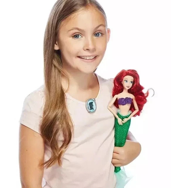 DISNEY PRINCESS ARIEL The Little Mermaid Doll Articulated Arms 12in ...