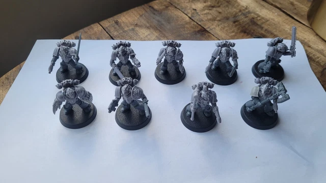 HORUS HERESY FORGE World Sons of Horus Mk4 squadra veterani EUR 1,14 ...