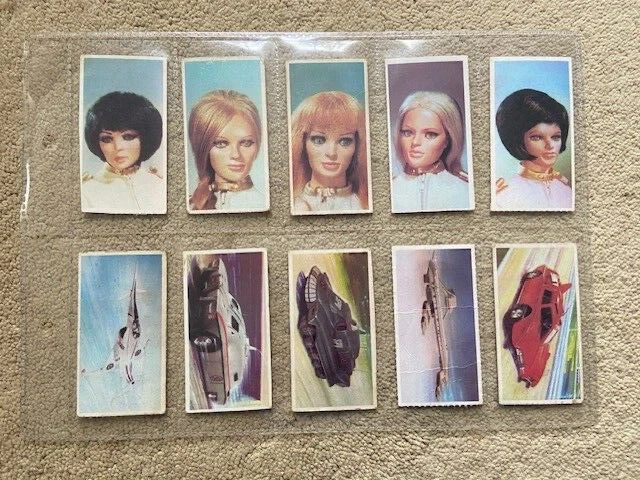 EDWARD SHARP & Sons Captain Scarlet Card Set £75.00 - PicClick UK