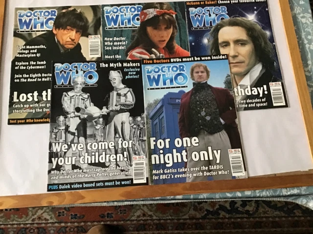 DOCTOR WHO MONTHLY Magazine Issues 281 to 285 £25.00 - PicClick UK