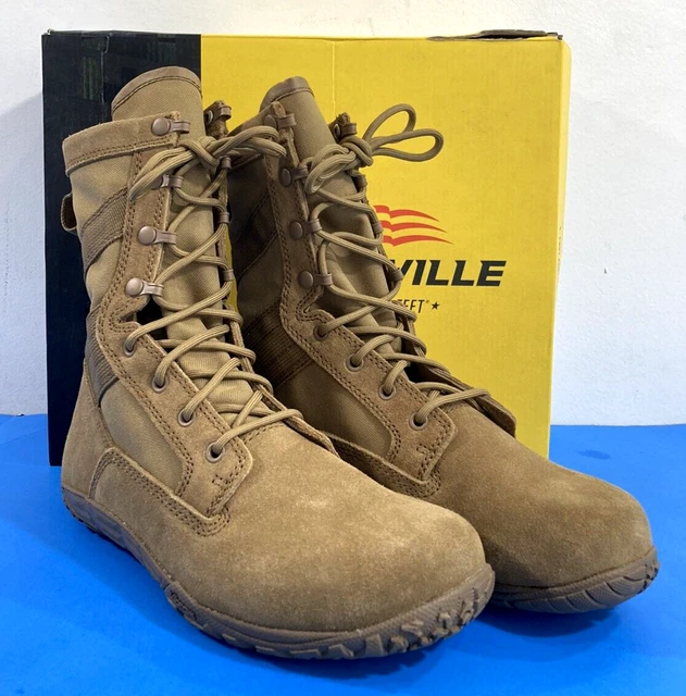 7.5 WIDE NIB Mens Belleville Tactical Research Tr105 Coyote Minimalist ...