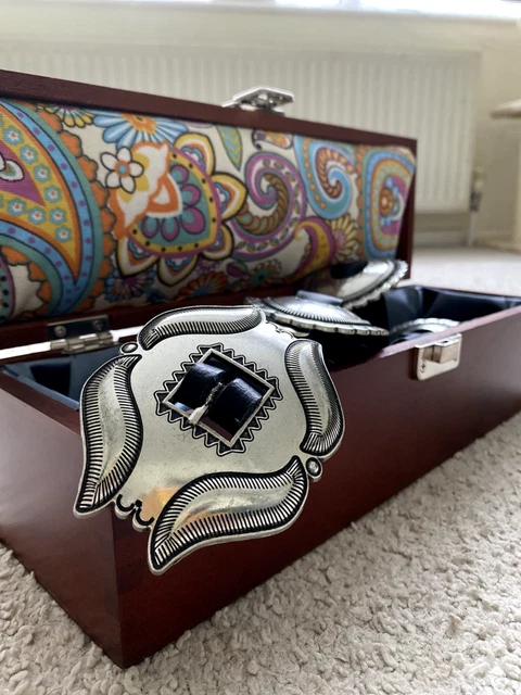 RARE REPLICA Jim Morrison 'the Doors' Concho Navajo style vintage belt ...